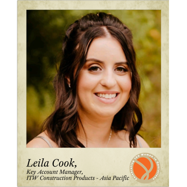 100 Women in Operations: Leila Cook at ITW Construction Products – Asia ...