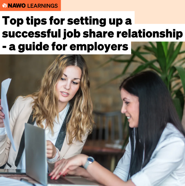Top tips for setting up a successful job share relationship – a guide ...